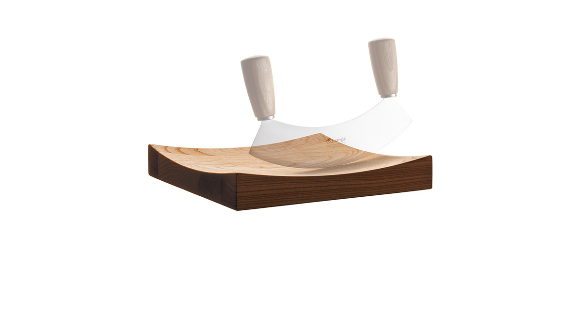 Buy Triangle Cutting Board For Mincing Knife - UK's Best Online Price