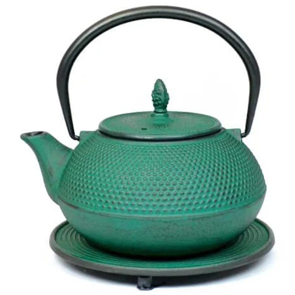 Buy Arare Green Cast Iron Teapot - UK's Best Online Price