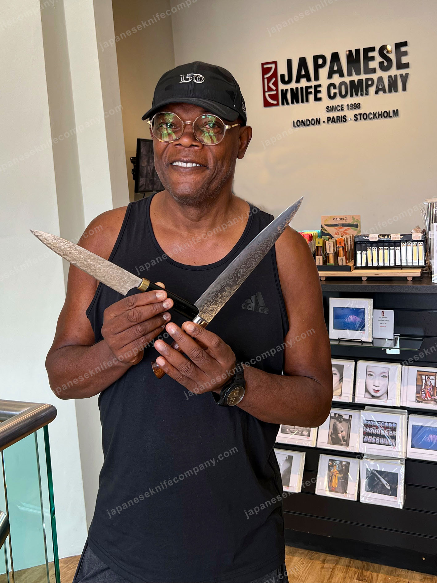 ‘Marvellous’ Mr Samuel L Jackson back in our store! - Japanese Knife ...