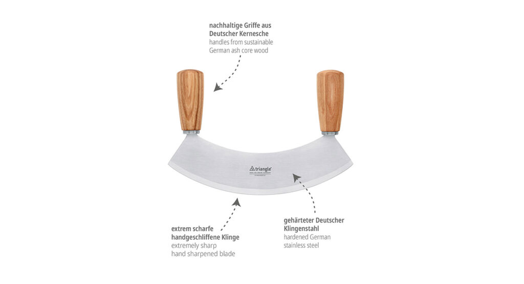 Buy Triangle Mincing Knife 36cm - UK's Best Online Price
